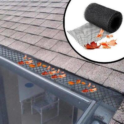 1 Roll Downspout Netting Durable Corrosion Resistance