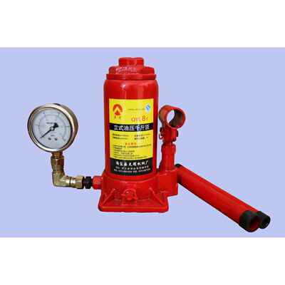 QYL10T千斤顶带压力表千斤顶10吨液压立式千斤顶实验用千斤