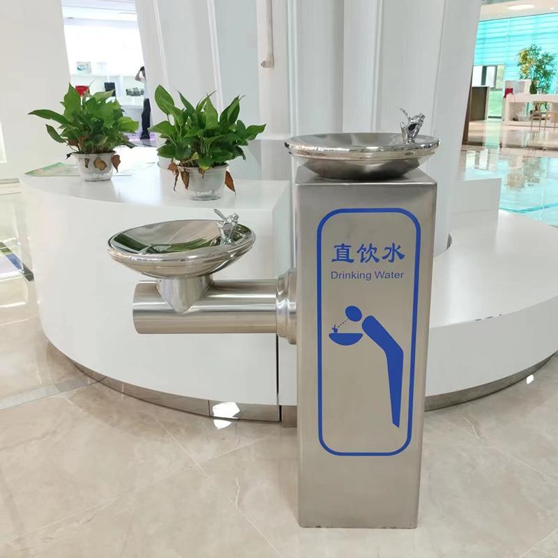 户外饮水台不锈钢公共场合洗手台净水器单盘双盘景观纯净水机直供
