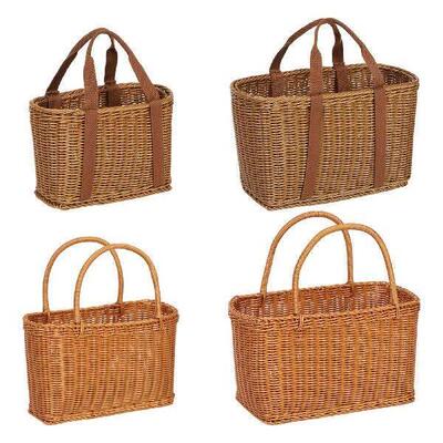 Handmade Storage Baskets Picnic Basket Multifunctional PP