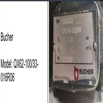 BUCHER布赫QX62-100/33-016R06齿轮泵