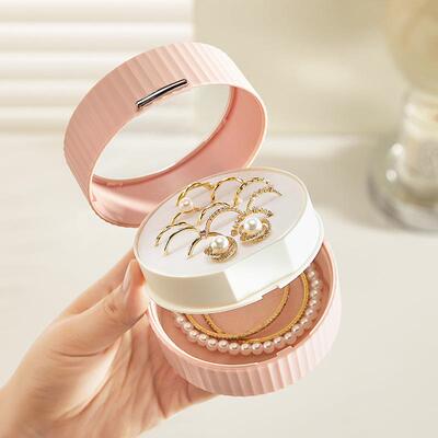 Travel Portable Jewelry Box Gift Set for Earrings, Rings, an