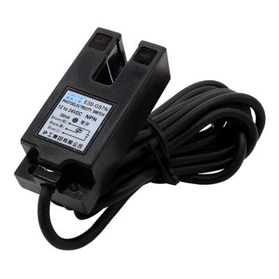 沪工红外传感器槽型光电开关E3S-GS7N N2 P P2直流三线NPN常开7mm