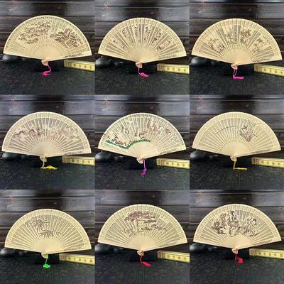 Chinese souvenir China traditional wood fan tourist gift