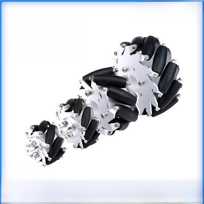 【四件】Mecanum轮金属小麦轮直径60Mm75Mm100Mm127Mm全向轮智能