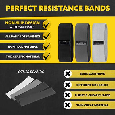 Fabric Resistance Hip Booty Bands Glute Thigh Elastic Workou