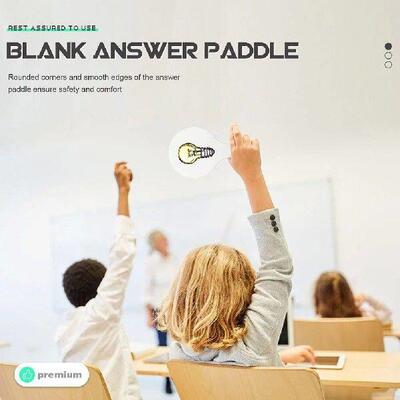 Hand in Holding Sign Portable White Boards Wooden Reusable