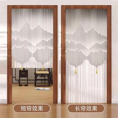 门帘0隔断新防蚊蕾丝房间09325帘家用卧室卫生间225款高档隐私遮