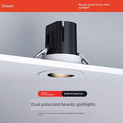 梦鑫镜子前射灯嵌入式偏光防眩眼Led浴室浴室智能无主灯照明M79