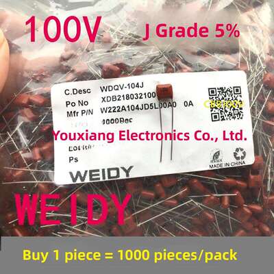 Weidy Cbb薄膜电容器100V 103 153 223 333 473 683 104 5% （100