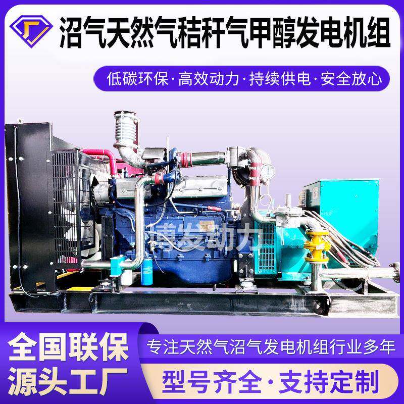 燃气发电机组沼气天然气秸秆气100200250300kw甲醇发电机组