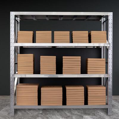 3层不锈钢商用货架仓库冷库地下0车库工业仓ZC-44514储加厚重型多