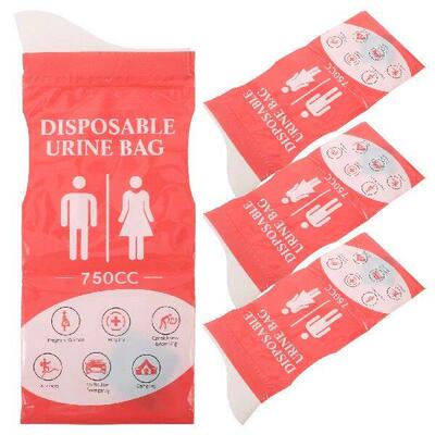 4 Pcs Waterproof Portable Urinary Bag Disposable Pee Bags