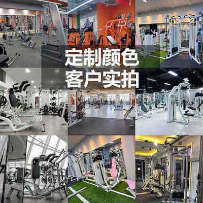 健身房反飞鸟训练器商用推胸举肩训练器腿屈伸后抬腿高低拉背器材
