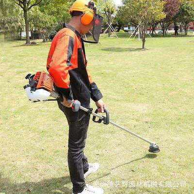 科瓦崎割草机CG260二冲程轻便打草机侧挂式园林草坪修剪机修边机