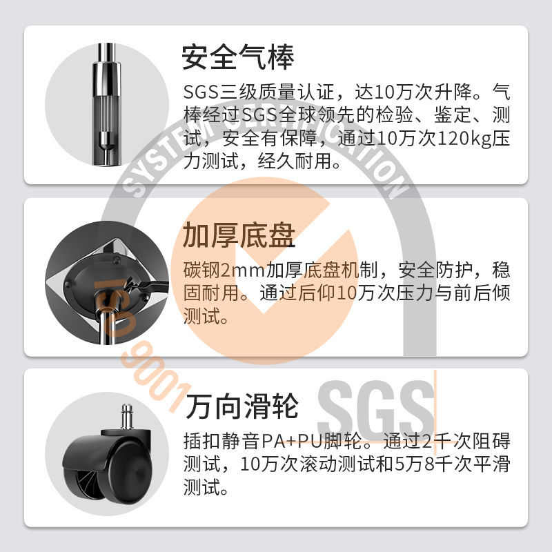 吧台椅升降吧椅酒吧凳子旋转吧凳家用圆凳子高脚凳靠背转椅美容凳