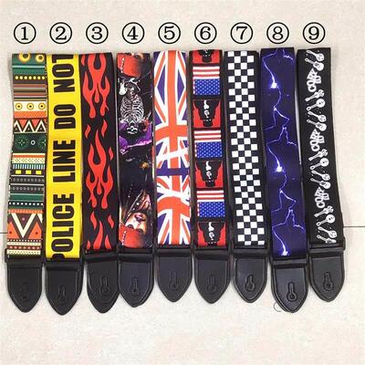 Adjustable Polyester Guitar Strap for Acoustic Electric Bass