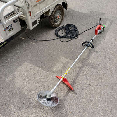 大功率割草机y6048v60机电三轮机电速电动割草机电车伏割易打草灌