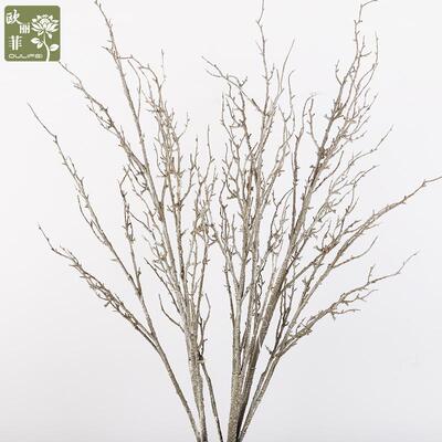 大型家仿居真植枯枝插枝室内装饰树枝花材仿OLF-5507真大枯枝物造
