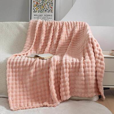 High weight sofa cover blanket coral fleece blanket