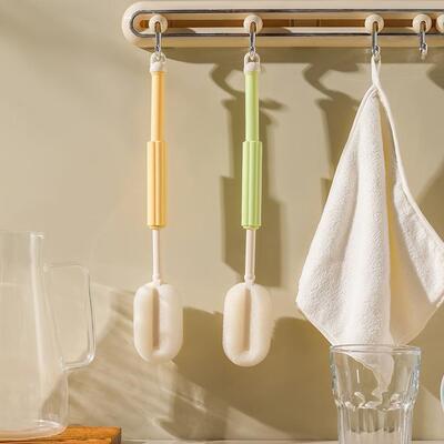 New Multi-functional Rotating Cup Brush for Home Cleaning, L