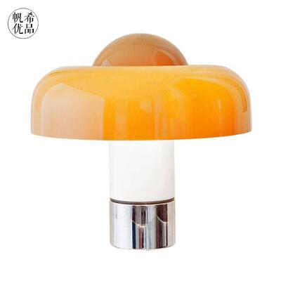 正品轻奢北约现代床简头灯玻璃样板间酒师店卧室设计装欧饰高级感