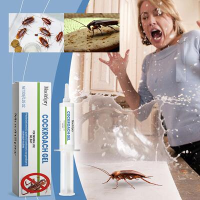 MoonSpry Cockroach Bait Gel - Special Indoor Bait for Living