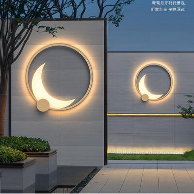 户外壁灯防水别墅墙庭院外灯花园月亮灯壁景观玄关B1139灯墙面装