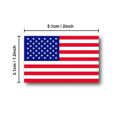 50-250Pc American Flag Stickers USA Patriotic Sticker For