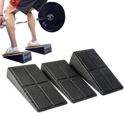 3pcs/Set Yoga Bricks Squat Wedge Blocks Slant Board Adjustab