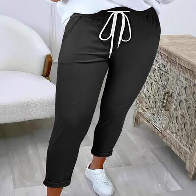 Color Pants Casual Comfy Trousers Daily Wear Women Bottoms