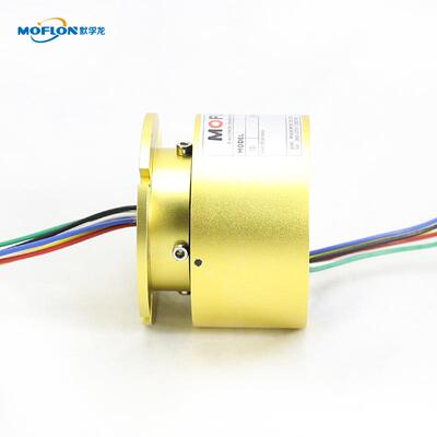 MZ086系列外径86mm6-12通路转子法兰式360度旋转导电滑环汇流环