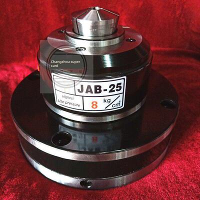 前置中空回转夹头卡盘空压高速外夹筒夹气动夹头JAB-15液压25