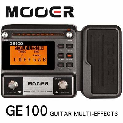 MOOER GE100综合效果器 摩尔魔耳电吉他效果器GE-100美规欧规英规