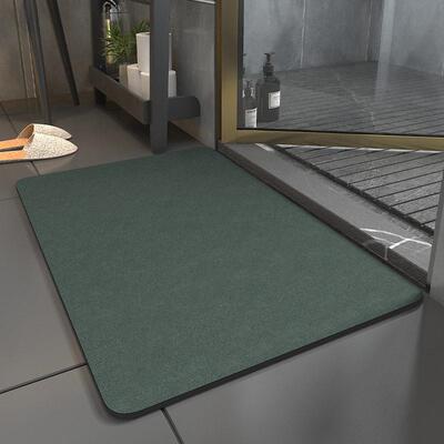 Solid color floor mat water absorbing mat anti slip soft pad