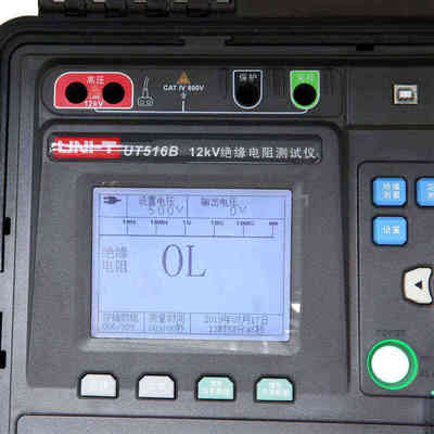 优利德绝缘电阻测试仪12KV高压数字兆欧表电阻表UT516B/UT513A