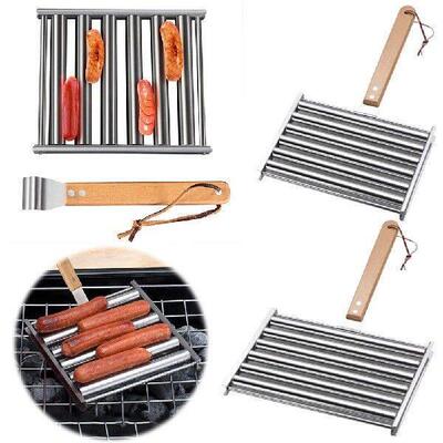 Hot Dog Roller Sausage Roller Rack Stainless Steel Hot Dog