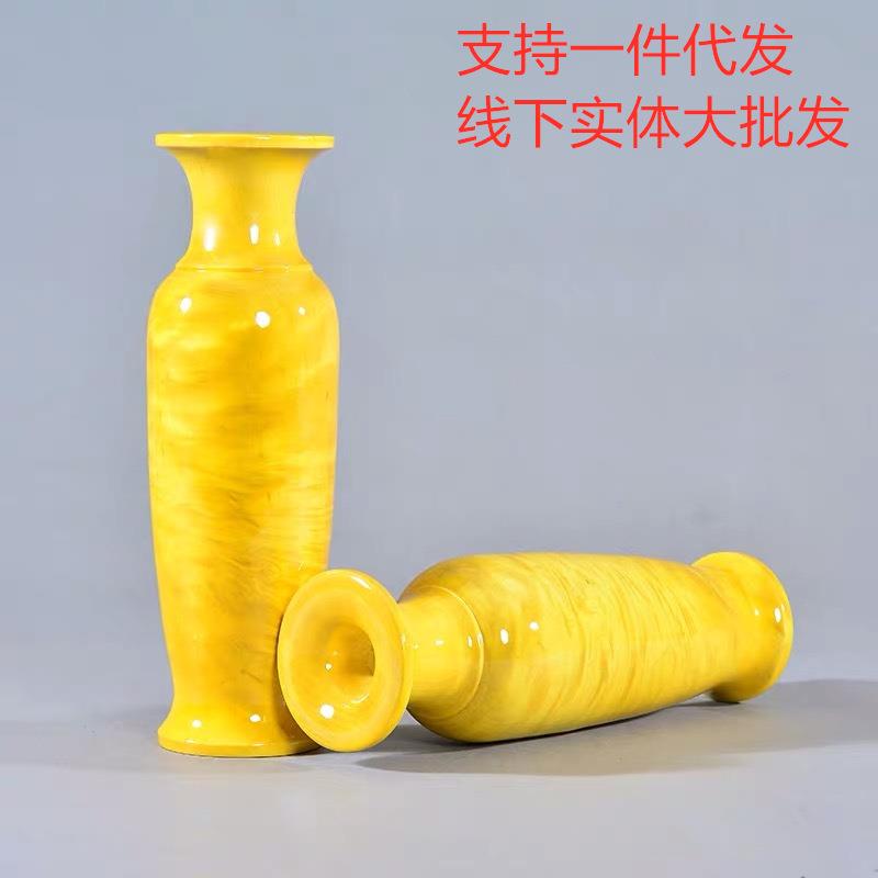 金丝楠木花瓶大叶楠客厅中式插干花新家乔迁送礼红木家居装饰摆件