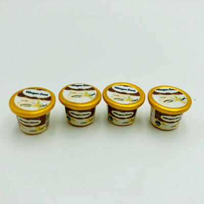 dollhouse miniatures diy 模型 仿真 黏土 迷你 食玩巧克力雪糕