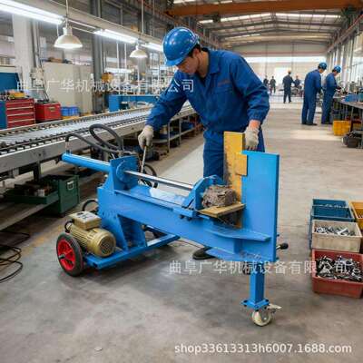 2柴20v小型QYD卧式劈柴机硬杂木圆破木神器墩树子桉树花木机