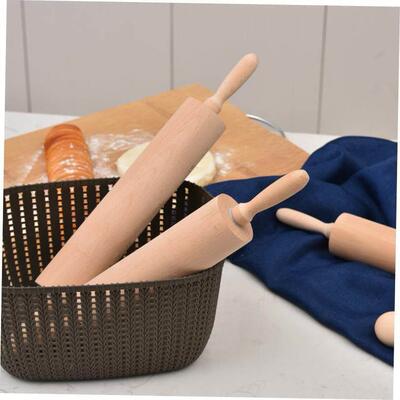 Rolling Pin Wooden Handle Pastry Dough Roller Baking Tool