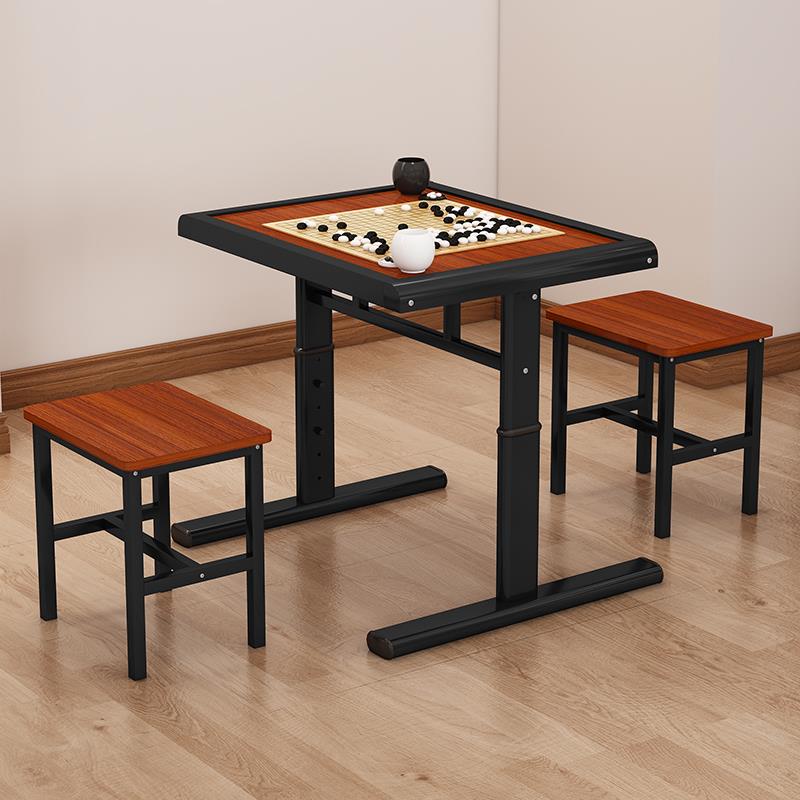 家用中国围棋象棋桌可升降桌国学课国际象棋五子棋学生下棋棋盘桌