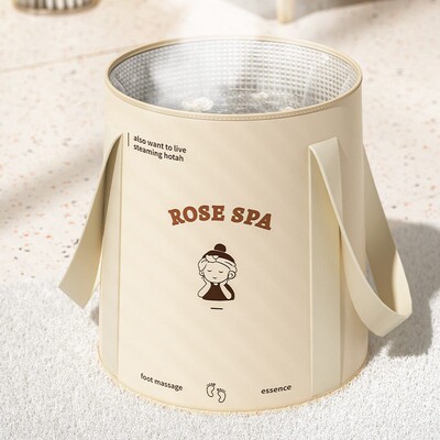 Foldable Foot Soaking Bag with Insulated Steaming Function,