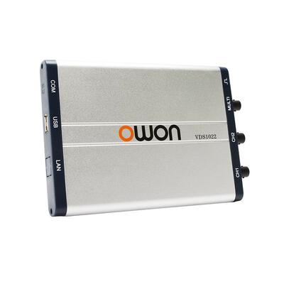 OWON虚拟PC数字示波器VDS1022双通道25M便捷
