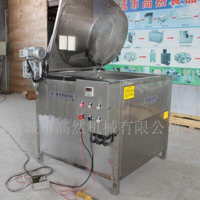 厂家供应膨化食品油炸机炸猫耳朵机器油水混合油炸设备