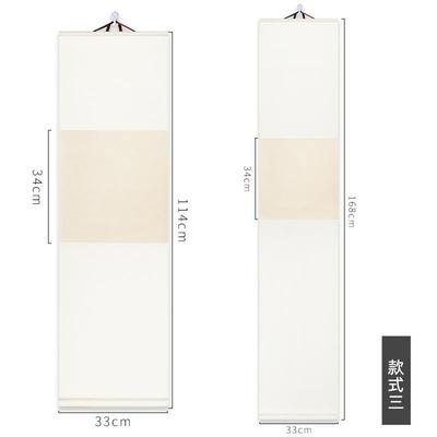 高档空宣纸挂卷禅茶道覆作古竖卷大空白白半熟半熟小书楷书法品宣