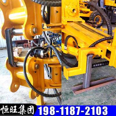 应MAGA-102挖机改液压凿岩供机潜破碎80轮挖改孔旋打桩机小型凿螺