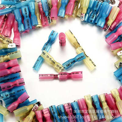 220pcs盒装防水热缩绝缘端子bht 热缩中间接线端子中接管端子厂家