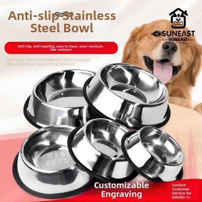 dog bowl footprint dog bowl cat bowl pet golden Teddy bowl b
