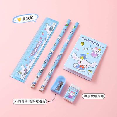 stationary sanrio文具套装 cinnamonroll kuromi pencil eraser